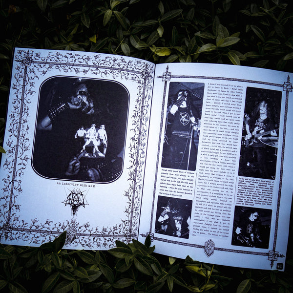 ARCANE ARCHIVIST fanzine issue 7 (cult BM zine, Profanatica, Odium, An ...
