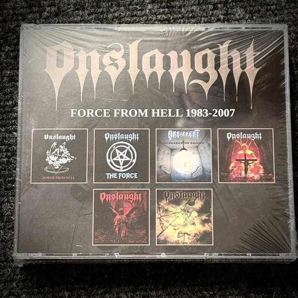 ONSLAUGHT FORCE FROM HELL 1983 -2007 (6CD boxset) – CultNeverDies