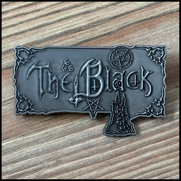 Official THE BLACK metal pin badge – CultNeverDies