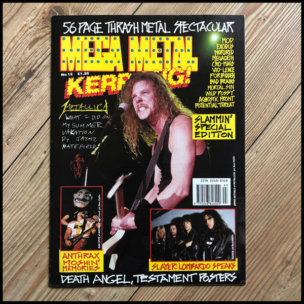 MEGA METAL - 1980s mag focussing on thrash & death metal (multiple iss ...