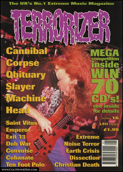 Sale: Huge TERRORIZER magazine sale (early issues, 1-50) *reduced pric ...